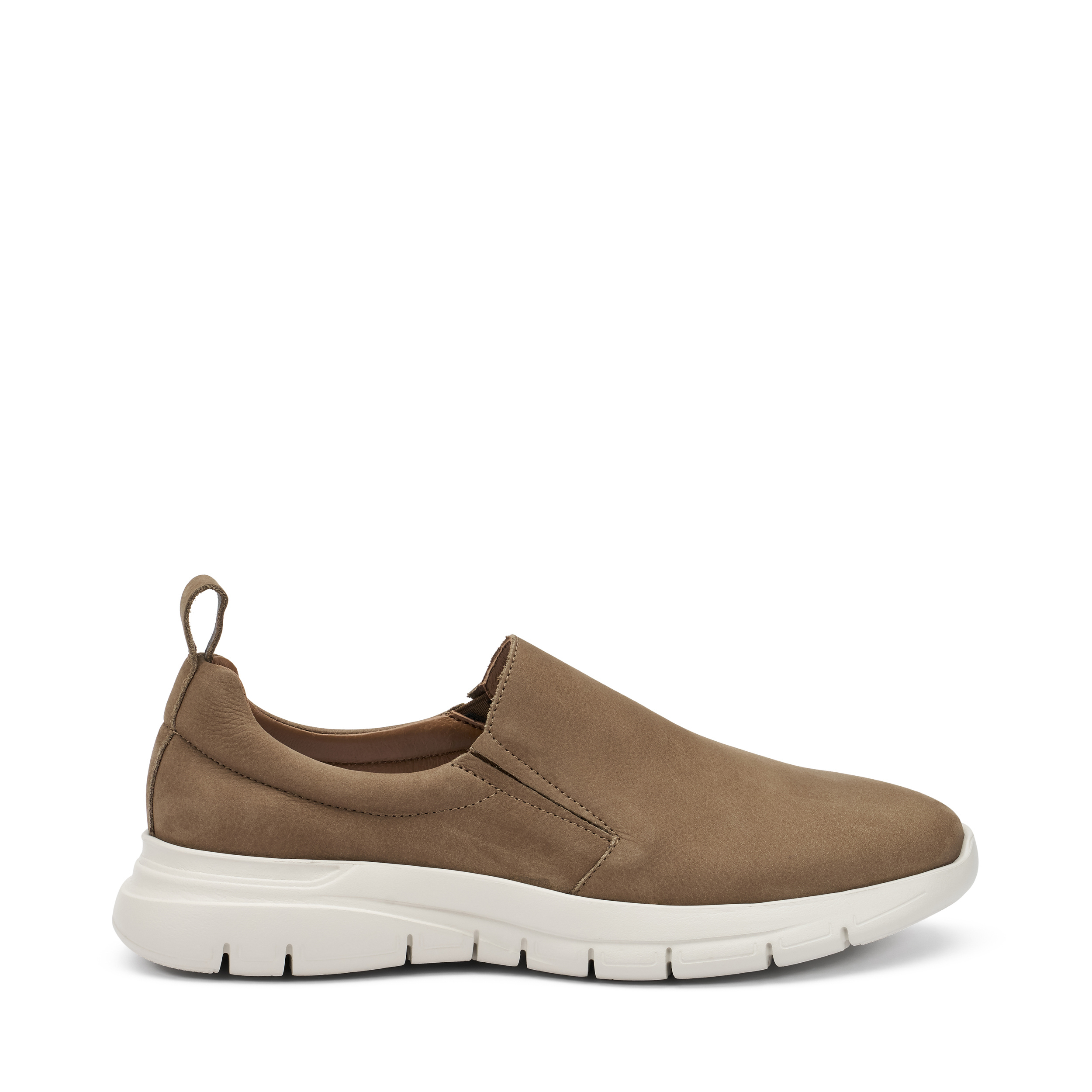XL® nubuck slip-ons , Col. Brown | Frau