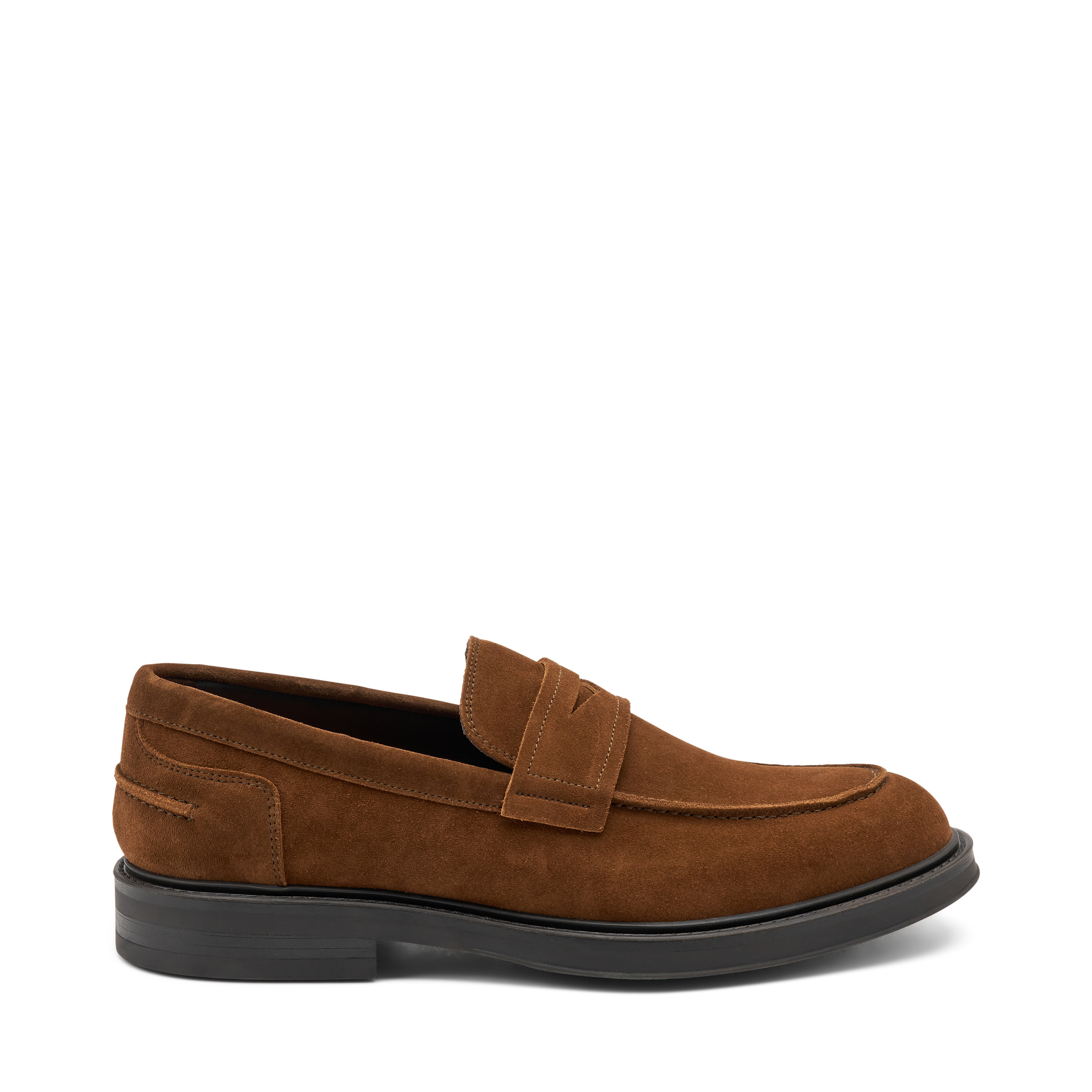 Suede leather moccasins, Col. Brown | Frau